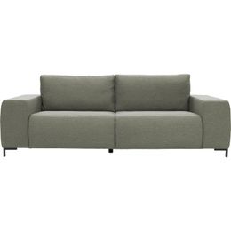 LOOKS by Wolfgang Joop Big-Sofa &raquo;Looks VI&laquo; gerade Linien, in 2 Bezugsqualit&auml;ten grau 100% Polyester B/H/T: 242cm x 87cm x 88cm, Feinstruktur