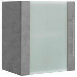 Wiho-K&uuml;chen wiho K&uuml;chen Glash&auml;ngeschrank &raquo;Flexi2&laquo; Breite 50 cm grau B/H/T: 50cm x 56,5cm x 35cm
