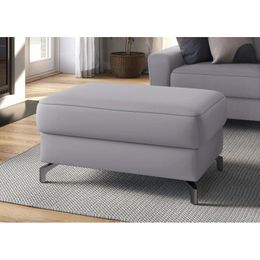 Sit & More sit&more Stauraumhocker &raquo;Scarlett&laquo; mit Stauraum grau B/H/T: 102cm x 48cm x 67cm, Luxus-Microfaser ALTARA NUBUCK ,mit Stauraum