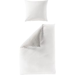 Bierbaum Wendebettw&auml;sche &raquo;Modern Uni in Gr. 135x200 oder 155x220 cm&laquo; 3 Stk. Modernes Unidesign: Schlichte, elegante Optik f&uuml;r jedes Schlafzimmer wei&szlig; 