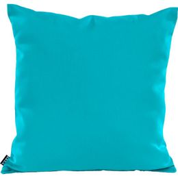 HOCK Dekokissen &raquo;Classic Uni&laquo; Outdoor geeignet, Kissenh&uuml;lle mit F&uuml;llung, 1 St&uuml;ck blau Polyacryl B/L: 60cm x 60cm, 1 Stk.