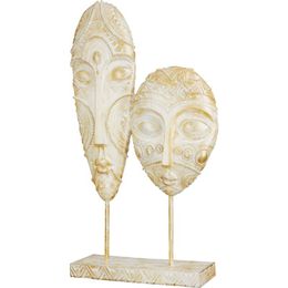 Gilde Dekofigur &raquo;Skulptur Giseh&laquo; gold Kunstharz B/H/T: 18cm x 38cm x 7cm