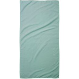 Tom Tailor HOME Sporthandtuch &raquo;Fitnesstuch COLOR BATH&laquo; Logo Pr&auml;gung, Mikrofaser, weich, schnell trocknend gr&uuml;n Microfaser, Mikrofaser B/L: 70cmx140cm,
