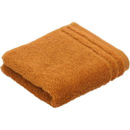 Vossen Gaestehandtuecher &raquo;Calypso Feeling&laquo; im Set, VEGAN orange Walkfrottier, Obermaterial: 100% Baumwolle B/L: 30cmx50cm, 3 Stk., Walkfrottier