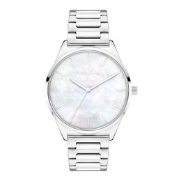 Tamaris Damen Quarzuhr &raquo;Basic Elegance&laquo; Armbanduhr, Damenuhr, Edelstahlarmband, analog silber Einheitsgr&ouml;&szlig;e