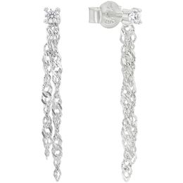 Amor Damen Paar Ohrstecker &raquo;9164387&laquo; mit Zirkonia (synth.) silber Silber 925 (Sterlingsilber)