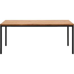 OMG Design Esstisch &raquo;Carriba&laquo; 1 Stk. tlg. In 2 Gr&ouml;&szlig;en, mit Metallgestell schwarz B/H/T: 160cm x 77cm x 90cm