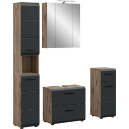 Welltime Badezimmer-Set Set, 5 Stk. tlg. Holzwerkstoff, MDF B/H/T: 150cmcm x 185cmcm x 30cmcm