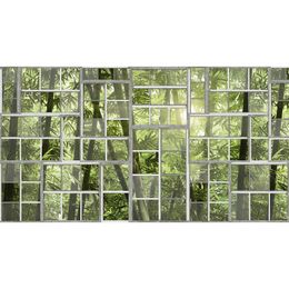 ARCHITECTS PAPER Fototapete &raquo;Atelier 47 Perspective 3&laquo; botanisch glatt Vlies, Wand, Schr&auml;ge, Decke gr&uuml;n Vlies B/L: 5m x 2,7m