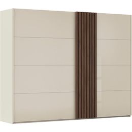 Rauch Schwebet&uuml;renschrank &raquo;Kleiderschrank Schrank Garderobe W&auml;scheschrank TEGIO&laquo; mit hochwertigen Holzdekoraufleistung und Glasfront MADE IN GERMANY 
