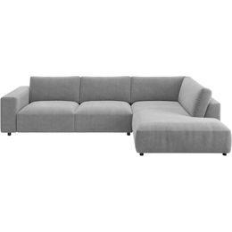 Musterring Ecksofa &raquo;MR LUCIA, Luxuri&ouml;se Wohlf&uuml;hlgarnitur von &laquo; Erstklassige Kammerkissen, komfortable Umbauecke & zeitloser Look grau 88% Polyester, 12% 