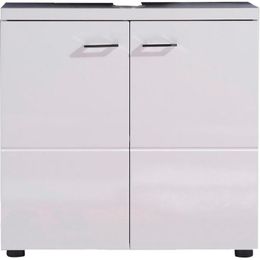 TRENDTEAM Waschbeckenunterschrank &raquo;Nightlife&laquo; Waschbeckenunterschrank mit 2 T&uuml;ren - (B/T/H) 65/35/63 cm B/H/T: 65cm x 35cm x 63cm