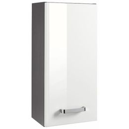 Welltime H&auml;ngeschrank &raquo;Ravenna&laquo; wei&szlig; B/H/T: 30cm x 64cm x 20cm, T&uuml;ren: 1 Stk. T&uuml;renmit Anschlagd&auml;mpfern, herausnehmbare Einlegeb&ouml;den