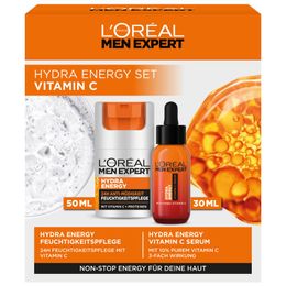 L'Or&eacute;al L'or&eacute;al Paris Men Expert Damen L'OR&Eacute;AL PARIS MEN EXPERT Gesichtspflege-Set &raquo;L'Or&eacute;al Men Expert Hydra Energy Set Vitamin C&laquo; Einheitsgr&ouml;&szlig;e