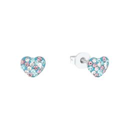 Prinzessin Lillifee Damen Paar Ohrstecker &raquo;Herz&laquo; mit Preciosa Crystal silber Silber 925 (Sterlingsilber)