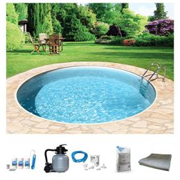 my POOL BWT Rundpool &raquo;mit sandfarbener Folie f&uuml;r den Karibik Look&laquo; H&ouml;he: 120 cm, inkl. Zubeh&ouml;r, in versch. Gr&ouml;&szlig;en verf&uuml;gbar beige &Oslash;/B/H/L: 450cm x 