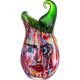 Casablanca by Gilde Tischvase &raquo;Venito, Dekovase&laquo; Vase aus durchgef&auml;rbtem Glas, H&ouml;he ca. 35 cm bunt Glas B/H/T: 19cm x 35cm x 12cm