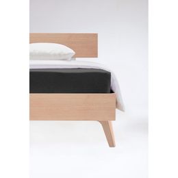Fleuresse Spannbettlaken &raquo;Flauschjersey&laquo; aus Baumwolle, Bettlaken, Spannbetttuch, Premium Qualit&auml;t grau Jersey, Obermaterial: 100% Baumwolle B/L: 