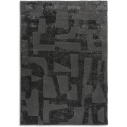 Sch&ouml;ner Wohnen Kollektion SCH&Ouml;NER WOHNEN-Kollektion Teppich &raquo;Blaze 252&laquo; organisch 28 mm H&ouml;he Indoor, pflegeleicht, verschiedene Formen, Hoch Tief Struktur grau Polyester B : 