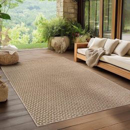 Ayyildiz Teppiche Outdoorteppich &raquo;IBIZA 1903&laquo; rechteckig 5 mm H&ouml;he In und Outdoor, L&auml;ufer, Wohnzimmer, K&uuml;che, Flur oder Wintergarten beige Polypropylen B : 120cm 1 Stk.