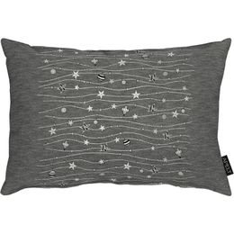 Apelt Dekokissen &raquo;6301&laquo; silber Polyester B/L: 35cm x 50cm, 1 Stk.