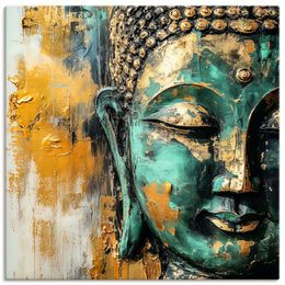 Artland Wandbild &raquo;Budda&laquo; Buddhismus 1 Stk. tlg. als Alubild, Leinwandbild, Poster, Wandaufkleber in verschied. Gr&ouml;&szlig;en Leinwand B/H/T: 30cm x 30cm, 