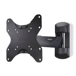 Hama TV-Wandhalterung &raquo;Halterung, schwenkbar, neigbar 48 - 127 cm (19" - 50")&laquo; bis 122 cm Zoll max. 35 kg schwarz Stahlblech Einheitsgr&ouml;&szlig;e