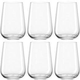 Leonardo Gl&auml;ser-Set &raquo;Trinkglas PALADINO, 370 ml, 6er-Set&laquo; sp&uuml;lmaschinengeeignet transparent Kristallglas &Oslash; 7,8cm x 11,5cm, 370ml, 6 Stk.