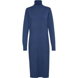 Saint Tropez Damen Strickkleid &raquo;MilaSZ Roll Neck Long Dress&laquo; Viskosemischung, Casual fit blau M (38), N-Gr