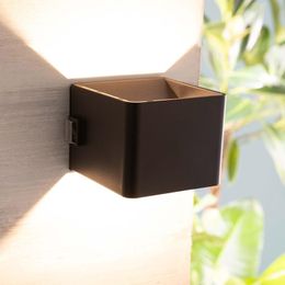 OTTO home LED Au&szlig;en-Wandleuchte &raquo;Phillipp - Akkuleuchte inkl. Magnetplatte&laquo; 1 Stk. Warmwei&szlig; Akku, 4 W, 300 lm, 3000 K, USB, schwarz, mobile Au&szlig;enlampe