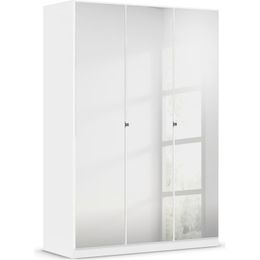 Rauch Dreht&uuml;renschrank &raquo;Reflect&laquo; mit Spiegelfront, inkl. praktischer Inneneinteilung wei&szlig; Holzwerkstoff B/H/T: 136cm x 197cm x 54cm
