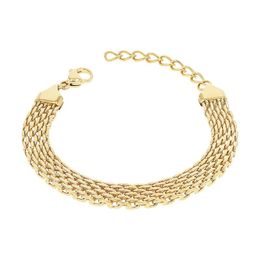 Amor Damen Armband &raquo;Schmuck Geschenk&laquo; gold 20cm, Edelstahl