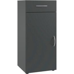 wimex Schuhkommode &raquo;Multiraumkonzept&laquo; Schubk&auml;sten auf Metallschienen grau Holzwerkstoff B/H/T: 40cm x 98cm x 40cm, 1 Stk., 1 Stk.