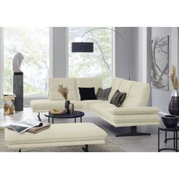W.Schillig Ecksofa &raquo;broadway, Designsofa, toller Sitzkomfort, zeitlos, elegant, L-Form&laquo; Sitztiefenverstellung, Kopfteil- & Seitenteilverstellung, 