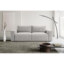 WERK2 Schlafsofa &raquo;Lima 245 cm modern und bequem&laquo; Struktur, Schlaffunktion, Bettkasten 100% Polyester B/H/T: 245cm x 74cm x 102cm, Struktur