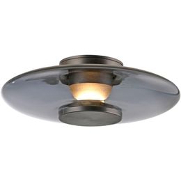 Neuhaus PURE LED Deckenleuchte &raquo;PURE Vitrum&laquo; LED-Board 1 Stk. Warmwei&szlig; Dimmf&auml;hig &uuml;ber separaten Dimmer, zeitloses Design 1, &Oslash; 22cm H: 8,2cm, 1 Stk.