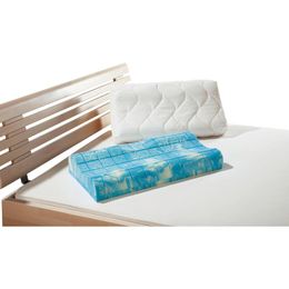 f.a.n. fan Nackenst&uuml;tzkissen &raquo;Gelax&laquo; F&uuml;llung: Mit F&uuml;llung 1 Stk. tlg. anatomische Form, optimale Entspannungshilfe wei&szlig; B/H/L: 40cm x 12cm x 80cm, Kunstfaser