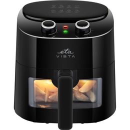 2THETA eta Hei&szlig;luftfritteuse &raquo;Vista ETA016890000&laquo; 1300 W schwarz Einheitsgr&ouml;&szlig;e Hei&szlig;luftfritteuse