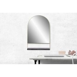 Kayoom Wandspiegel &raquo;Doha 125&laquo; schwarz Eisen, Marmor, Spiegelglas B/H/T: 43,5cm x 69cm