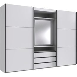 wimex Schwebet&uuml;renschrank &raquo;Magic by fresh to go&laquo; mit drehbarer Spiegelt&uuml;r wei&szlig; B/H/T: 300cm x 216cm x 65cm, T&uuml;ren: 2 Stk. Griffe schwarz