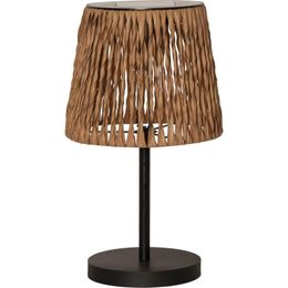 Parforce Traditional Hunting LED Solarleuchte &raquo;Solarlampe Cesta&laquo; LED-Board 1 Stk. Warmwei&szlig; D&auml;mmerungssensor, synthetische Rattan-Optik braun 1, &Oslash; 28cm H: 48cm, 1 Stk.