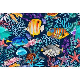Livingwalls living walls Fototapete &raquo;ARTist Underwater&laquo; Vlies, Wand, Schr&auml;ge bunt Vlies B/L: 4m x 2,7m