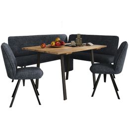 OTTO home Eckbankgruppe &raquo;Mily Essecke, Sitzgruppe, Eckbankgruppe, K&uuml;chenbankgruppe&laquo; Set, 4er, 4 Stk. tlg. BESTSELLER schwarz B/H/T: 205cm x 89cm x 