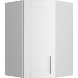 Optifit Eckh&auml;ngeschrank &raquo;Ahus&laquo; Breite 60 x 60cm wei&szlig; wei&szlig;, B/H/T: 60cm x 89,6cm x 34,9cm, T&uuml;ren: 1 Stk.