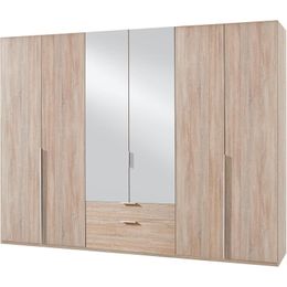 wimex Kleiderschrank &raquo;New York&laquo; mit Spiegelt&uuml;r braun B/H/T: 270cm x 208cm x 58cm, Schubladen: 2 Stk. T&uuml;ren: 6 Stk.