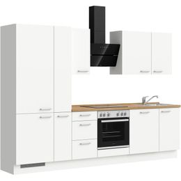 Nobilia K&uuml;chenzeile &raquo;"Touch II", NEU: individuell anpassbar mit gratis Profi-Beratung&laquo; vormontiert, Breite 300 cm, Ausrichtung w&auml;hlbar, wahlw. mit E-