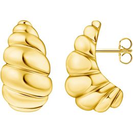 Thomas Sabo Damen Thomas Sabo Paar Ohrstecker &raquo;Organische Formen Ohrstecker geschlungen&laquo; gold Silber 925 (recycelt)