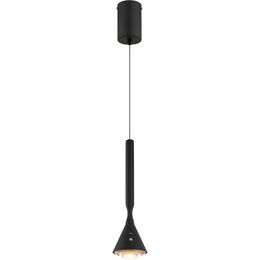 Globo LIGHTING H&auml;ngeleuchte &raquo;LUCINDA&laquo; LED-Modul 1 Stk. Akku H&auml;ngeleuchte f&uuml;r Wohn- & Esszimmer schwarz 1, &Oslash; 9,9cm H: 210cm, 1 Stk.