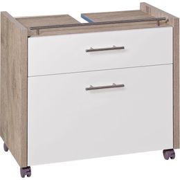 Schildmeyer Waschbeckenunterschrank &raquo;Triant&laquo; Solide Verarbeitung - Dieses Produkt ist in Deutschland gefertigt wei&szlig; B/H/T: 67cm x 62cm x 35cm