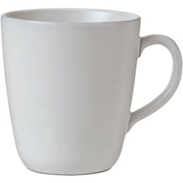 aida RAW Tasse &raquo;RAW&laquo; 35 cl, 6-teilig wei&szlig; Steinzeug &Oslash; 9cm x 11,5cm, 350ml, 6 Stk.